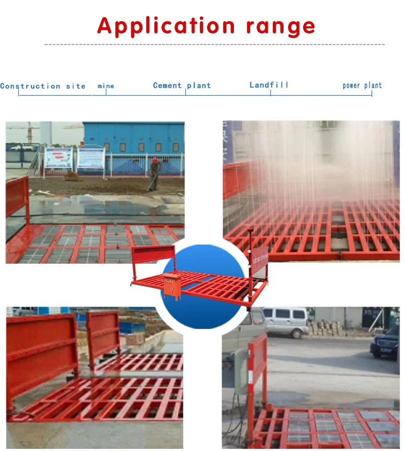 High Pressure Water Jet Truck Wheelwashing Machine for Construction