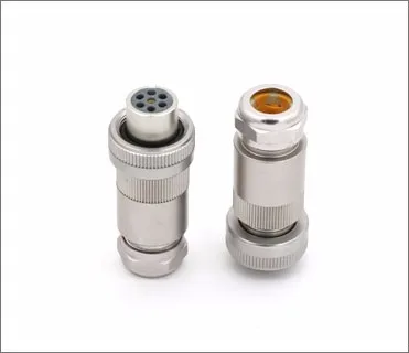 Moog Parker Vickers Konektor Katup Proporsional,7pin Steker Konektor ...