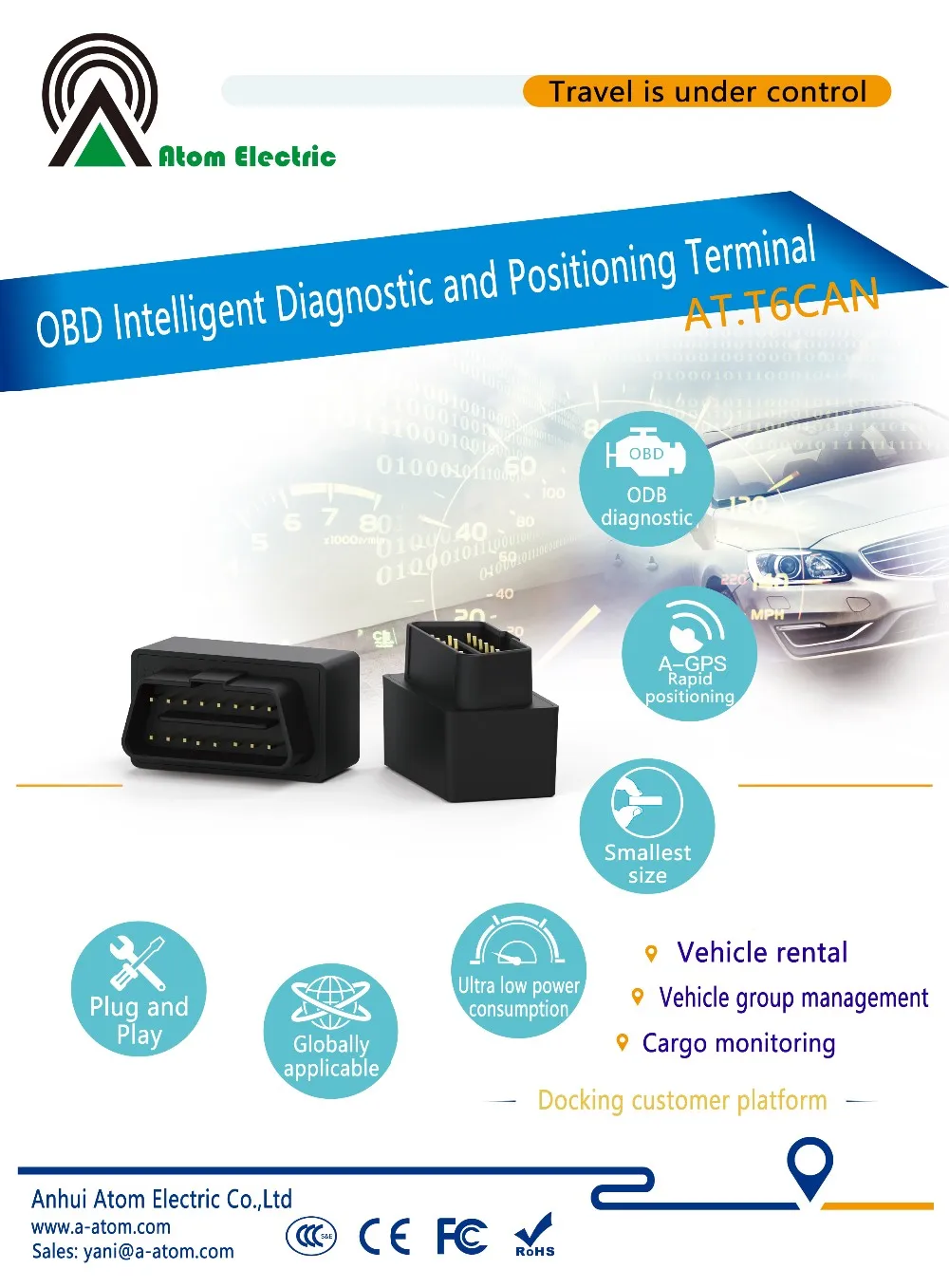 Obd2 Gps Tracker Sim Card Wireless Intelligent Location Obd Car ...