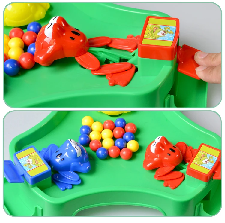 Children’s Indoor Game - Plastic Jumping Frog Scramble Peas