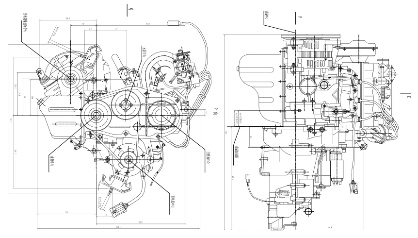 China 800cc 30hp F8B Gas Engine - Reliable Power Solutions