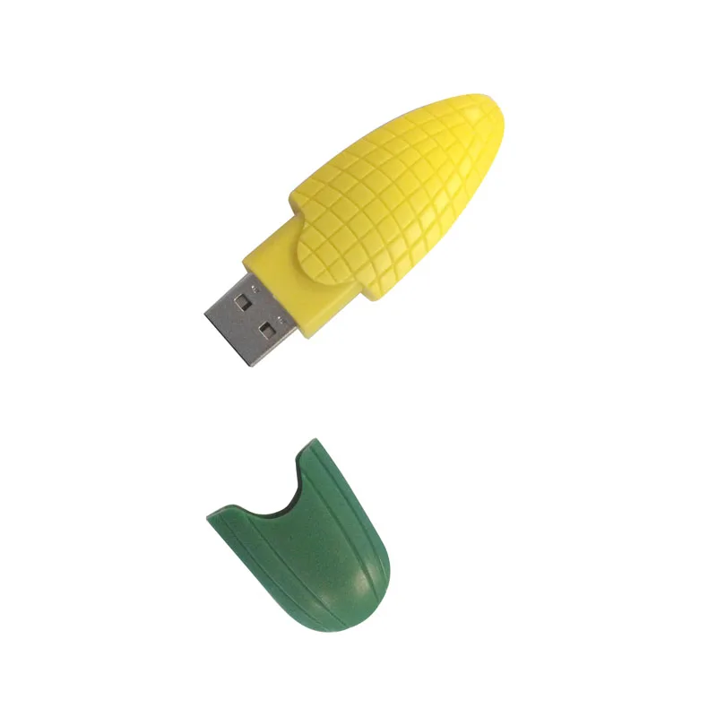 Vegetables/fruits Model Pvc Usb Flash Drive Corn Shapes Usb 2.0 Memory ...