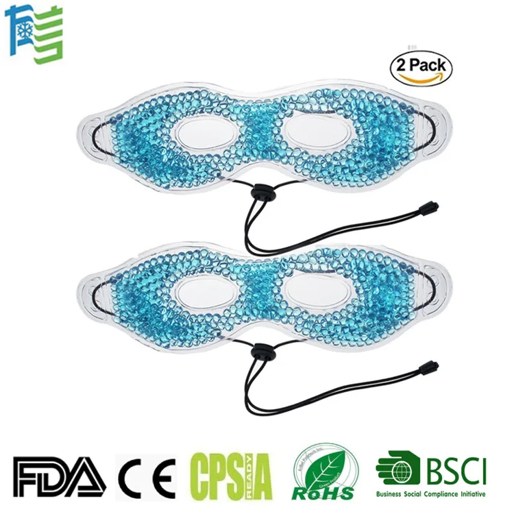 Reusable Sleeping Cool Soft Gel Eye Mask Cooling Eye Pad - Buy Reusable ...