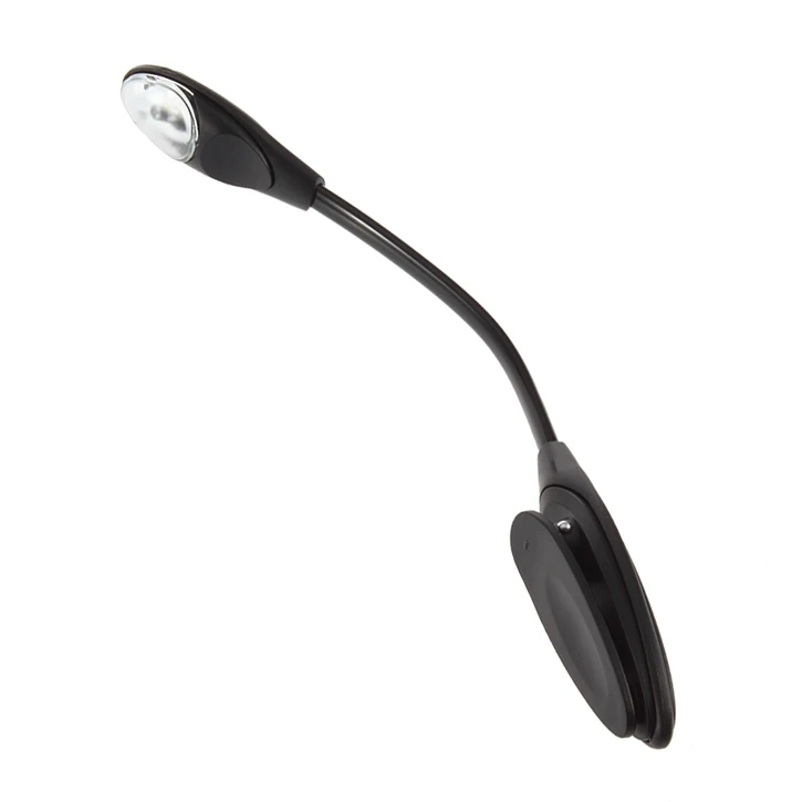 Mini Flexible Clip-on Bright Book Light Laptop White Led Book Led ...