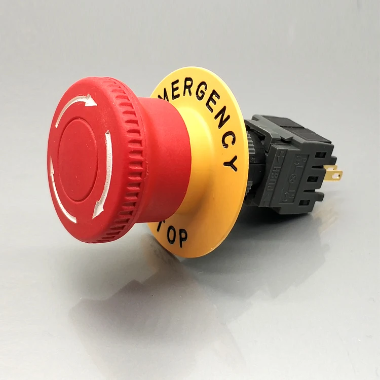F16-a11(spdt) With Warning Led E-stop Emergency Stop Switch With ...