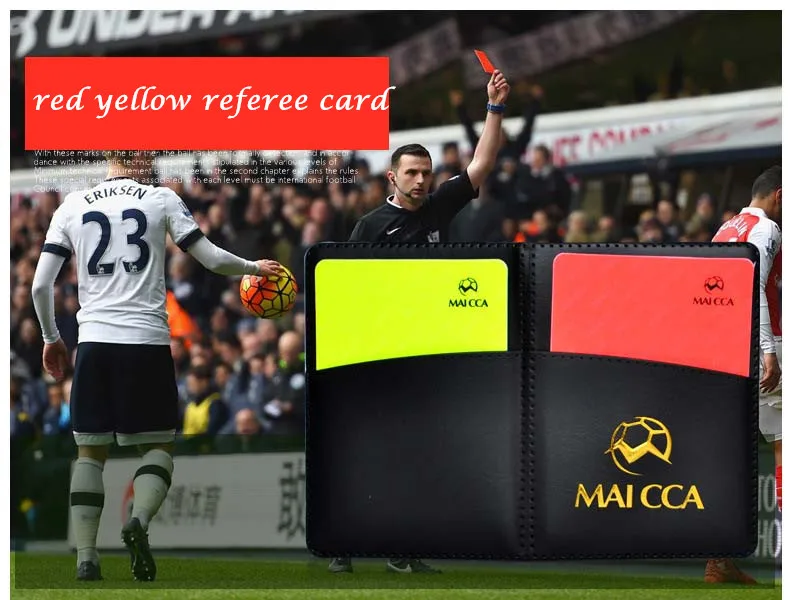 Warning Card Football Referee Bags Includes A Yellow Card And A Red ...