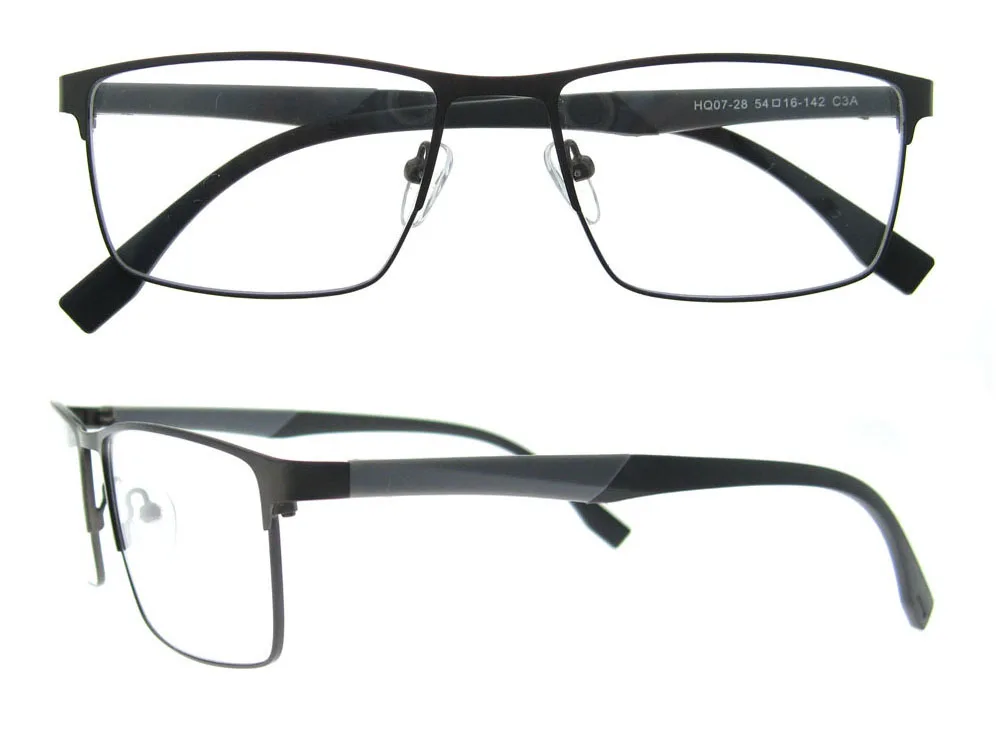 Metal Eye Glasses Frame - Thick Frame Specs for Men