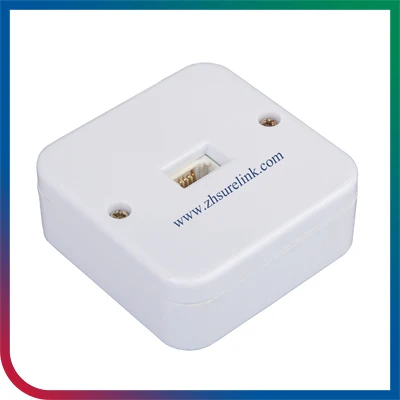 1port Or 2port Pc Material Rj11 Rj45 Network Computer Telephone Outlet ...