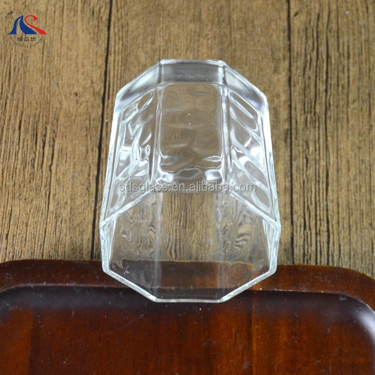 Wholesale Luminarc Octagonal Short Straight Glass Water Cup Rock ...