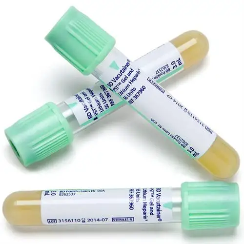 Blood Collection Tubes Original Bd Vacutainer Plus Tube For Plasma ...