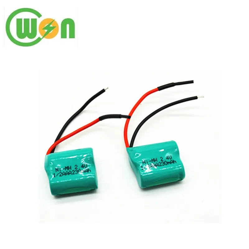 NIMH 1/2AAA Battery Pack 2.4V 250mah - Rechargeable & Reliable