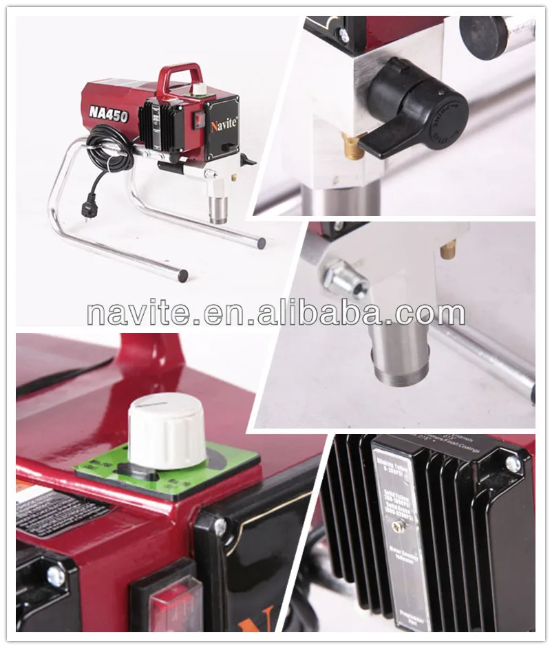Industrial Piston Airless Paint Sprayer NA-450 by NAVITE
