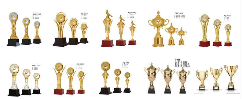 Innovative Design Metal Unique Small Desk Mini Ornament Trophy - Buy ...