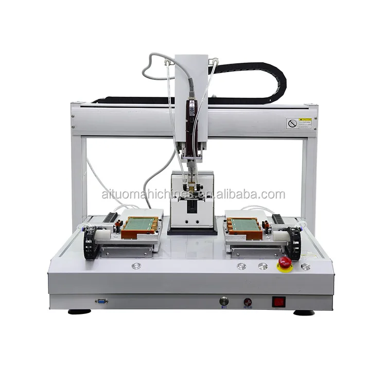 Double Platform Double Head Desktop Automatic Screw Fastening Machine ...