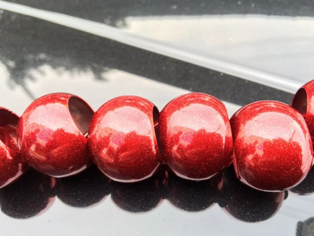 Decorative Metallic Red Color Epoxy Polyester Powder Coating Paint ...