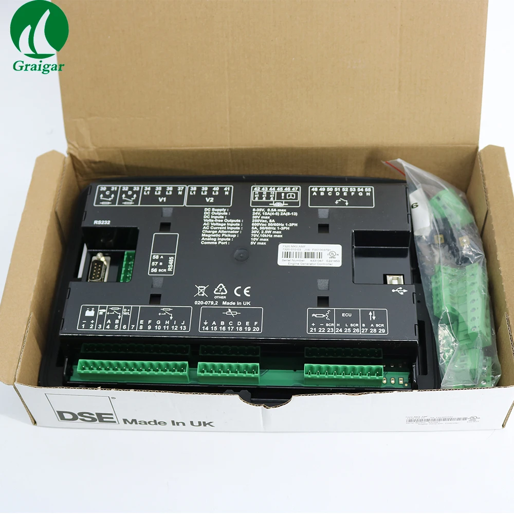 Original Deep Sea Dse7320 Mkii Cars Power Failure Control Module Diesel ...