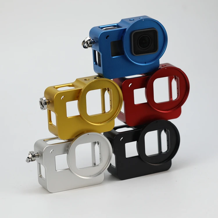Aluminum Alloy Housing Case Go Pro Cage For Gopro Hero 7 6 5 Black ...