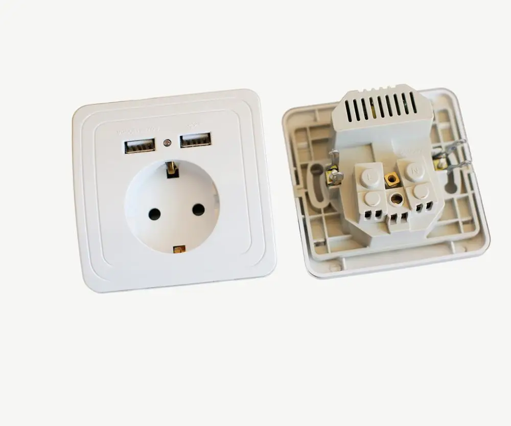Competitive Advantage 16a Germany Type Socket With Dual Usb Charging ...