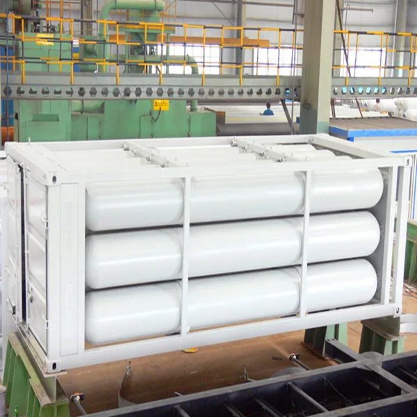 20mpa Pressure, 22000L Capacity CNG Jumbo Long-Tube Skid Container