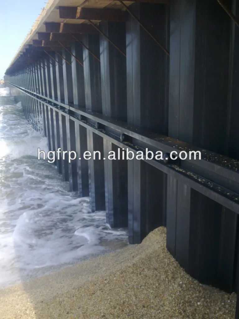 Composite Bulkhead - Buy Composite Bulkhead,Composite Sheet Pile,Frp ...