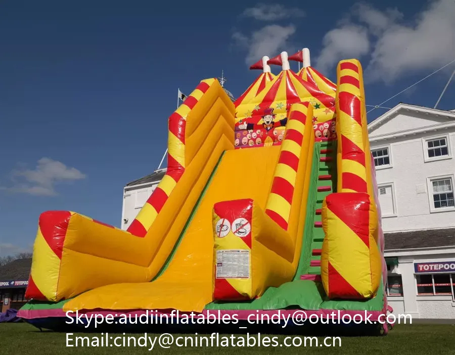 Most Durable Supersize Inflatable Circus Candy Slide,Inflatable Jumping ...