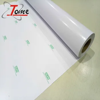 120g/140g Self Adhesive Vinyl Glossy/matt White Eco Solvent Printing ...