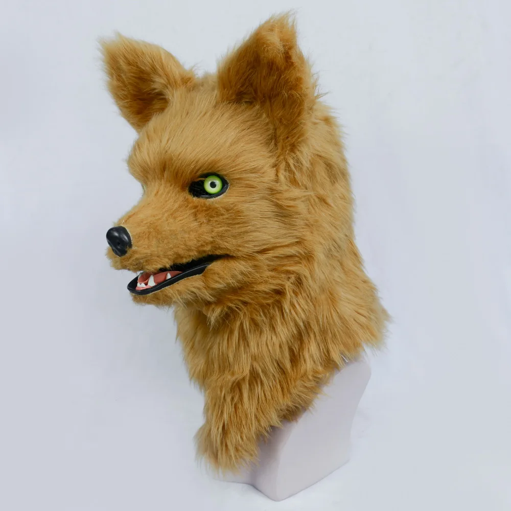 Wolf Realistic Animal Moving Mouth Mask With Mover Mouth Mask Wholesale ...