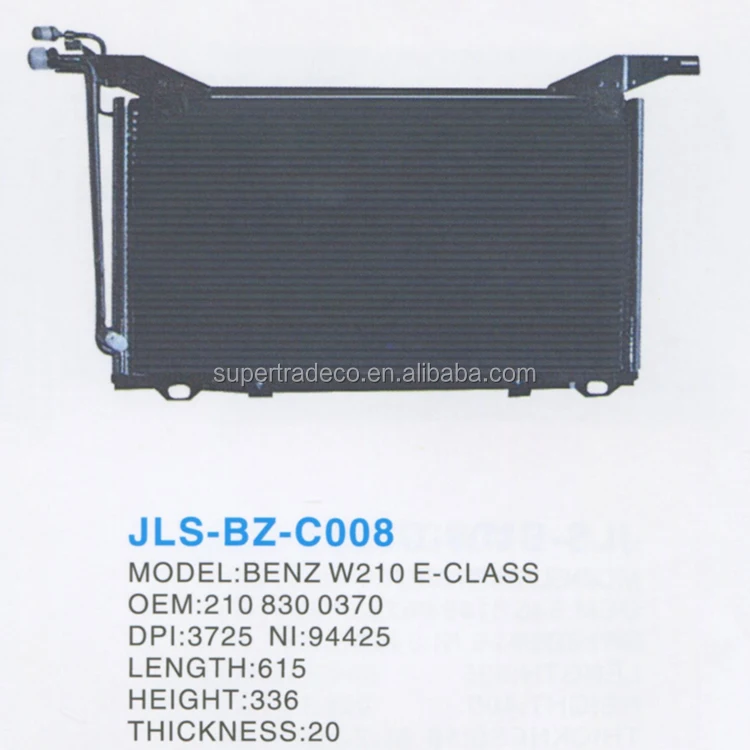 Piezas de automóviles aire acondicionado condensador para MERCEDES-BENZ ...