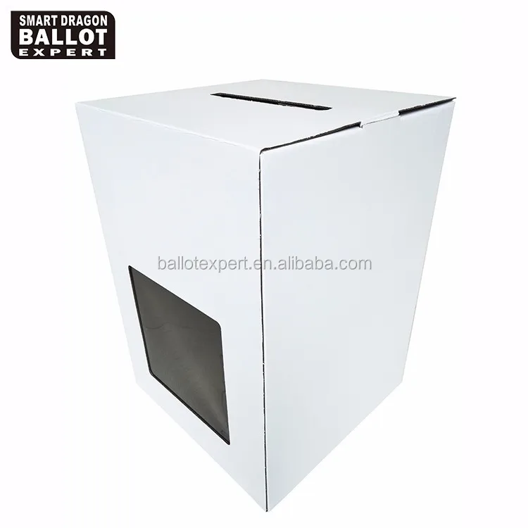 Cardboard Suggestion Box & Ballot Box Template for Elections