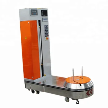 Portable Baggage Wrapping Machine/wrapper Airport Luggage Wrap Stretch ...
