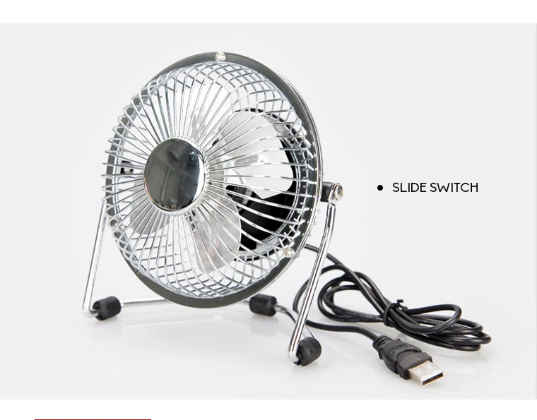 4 Inch Usb Mini Fan Metal Body Portable Mini Fan Desktop Mini Portable ...