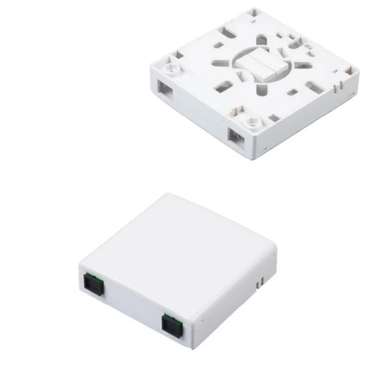 2 Ports Dual Ports 86x86mm Faceplate / Wallplate Network Faceplate ...