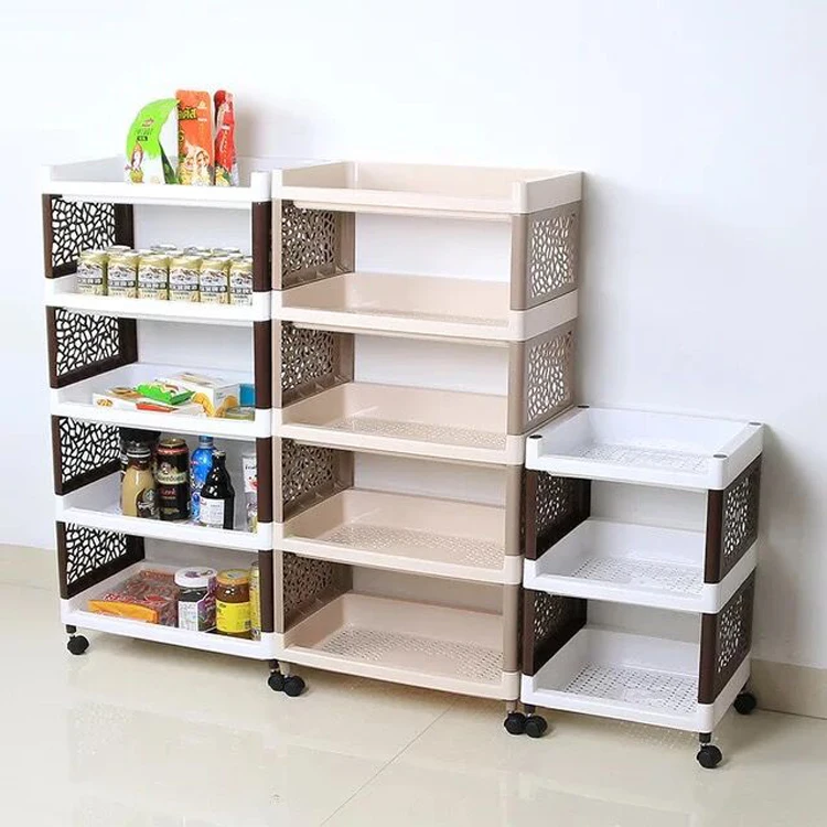 Household Products Shelf Organizer Plastic Kitchen Storage Shelf - Buy ...