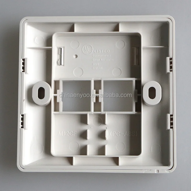 Dual Port RJ45 Commscope Face Plate - Enyoo or OEM