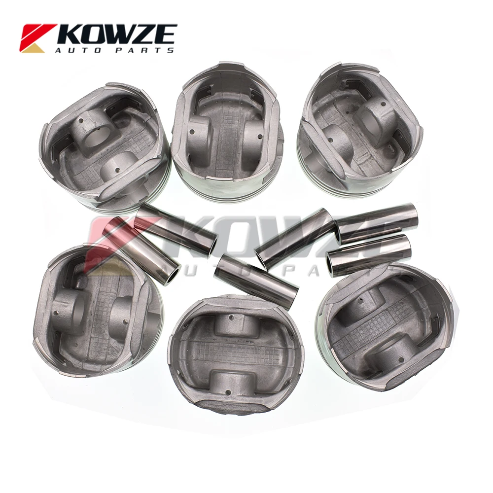 Mitsubishi Pajero Montero Dakar Piston & Pin Assy V63 V73 6g72 2000 ...