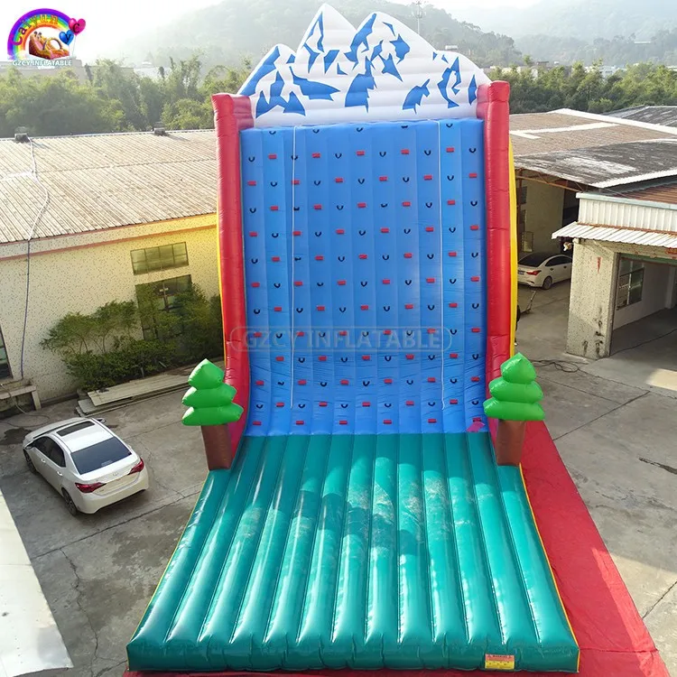 Adults And Kids Inflatable Rock Climbing Wall For Outdoor Inflatable ...