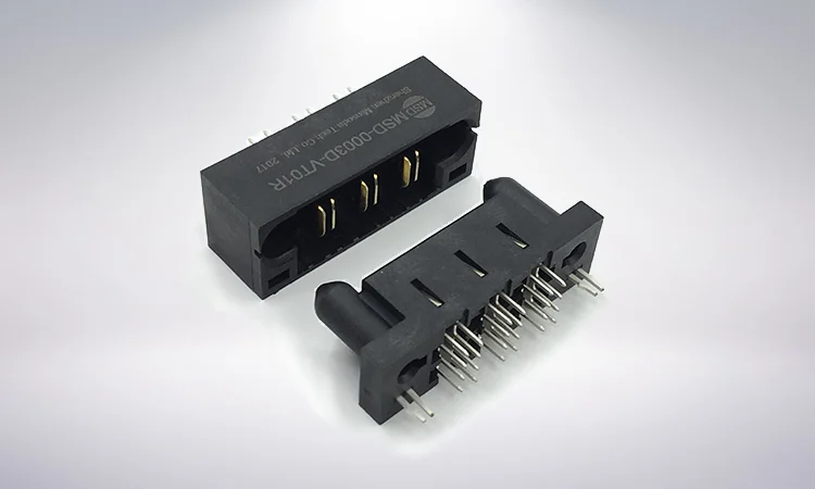 3 Pin 7.62mm Pitch 40a Wire To Board Solder Type Rectangle High Current Dc Blade Power ...