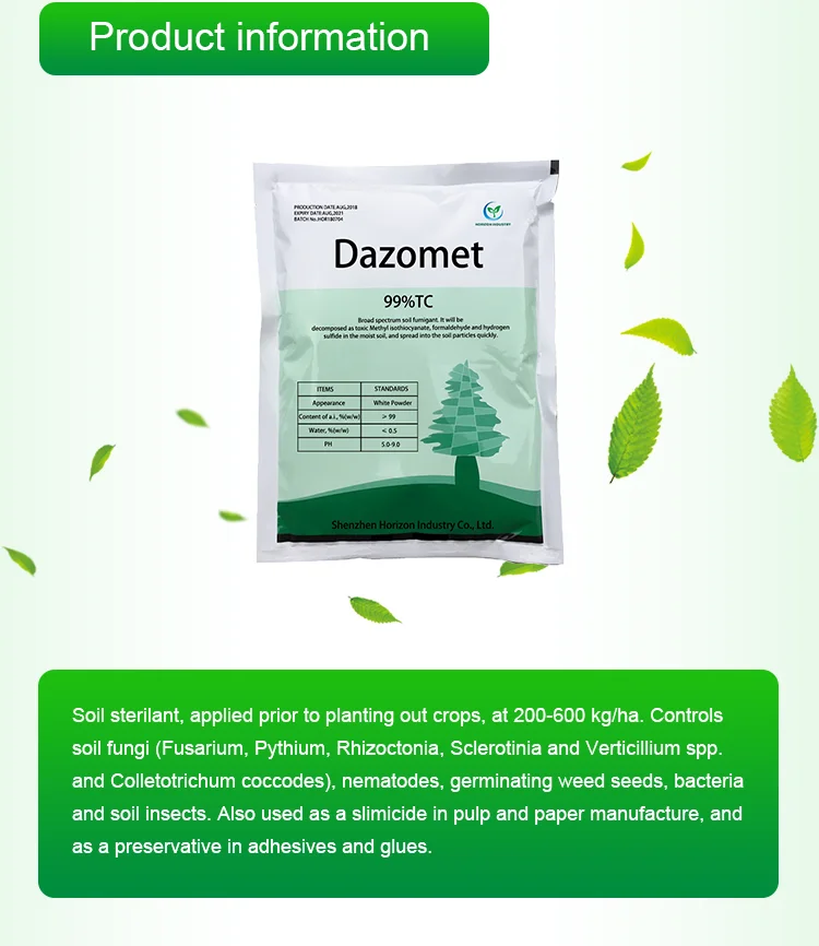 New Agrochemical Insecticide Natural Strong Dazomet With Best Price ...