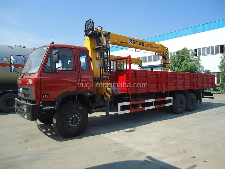 Crane truck con 15 toneladas, brazo de la grúa hidráulica para camiones ...