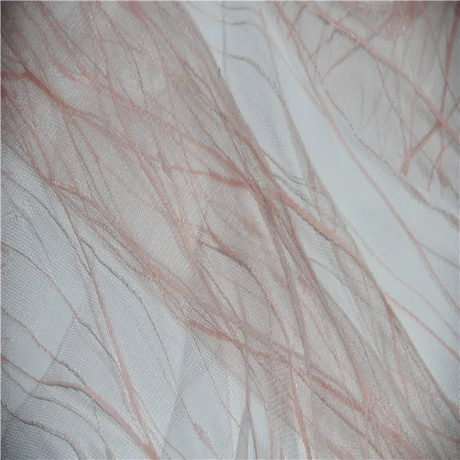 Small Order Colorful Lightweight Lightning Pattern Lace Fabric For ...