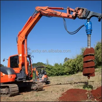 Excavator Drill Attachment Hydraulic Drilling Rig - Buy Hydraulic Drill ...