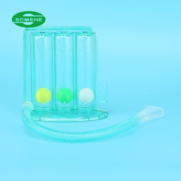 Medical Deep Breathing Exerciser 600cc 900cc 1200cc 3 Balls Incentive ...