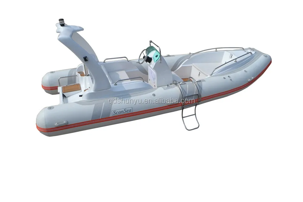 Ce Orca Hypalon 5.8m 9 Passengers Deep V-fiberglass Hull Rigid ...