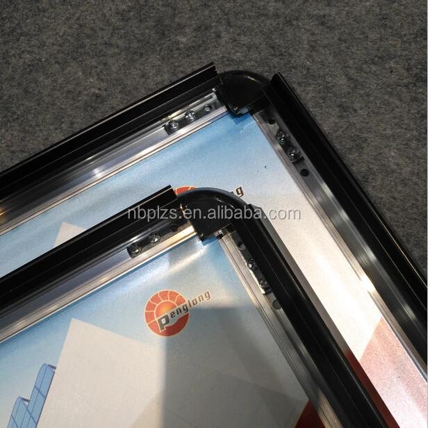 Plastic Black Corner Snap Frame 24x36 - Durable & UV Resistant