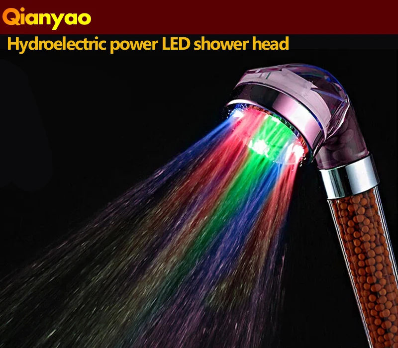 C-158ledt Hydroelectric Power Shower Head Led - Buy Shower Head Led ...