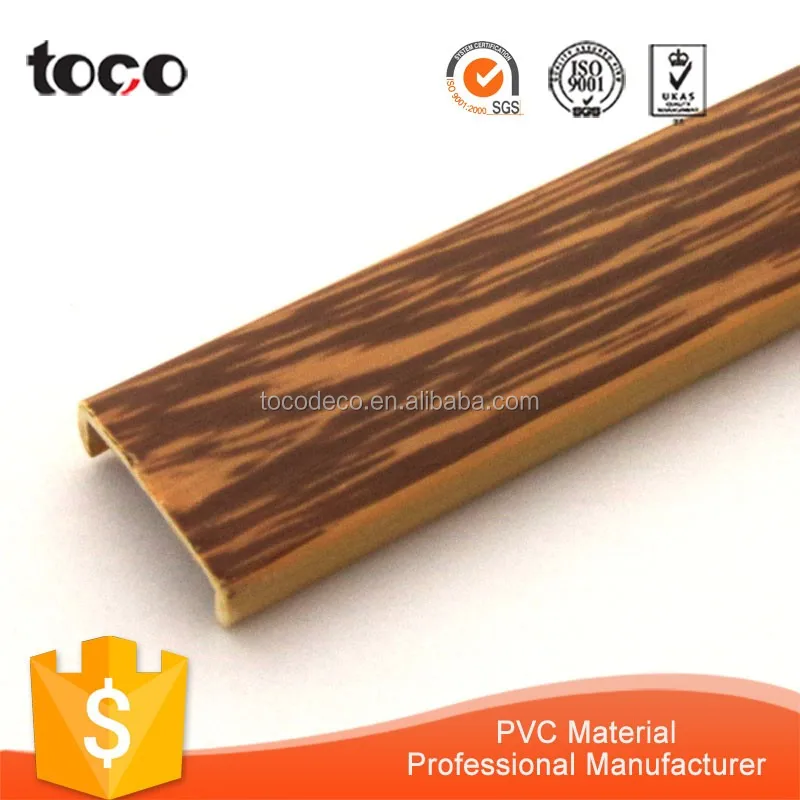 2019 New Style Decorative U Type Molding Pvc Edge,Plastic U Shaped ...