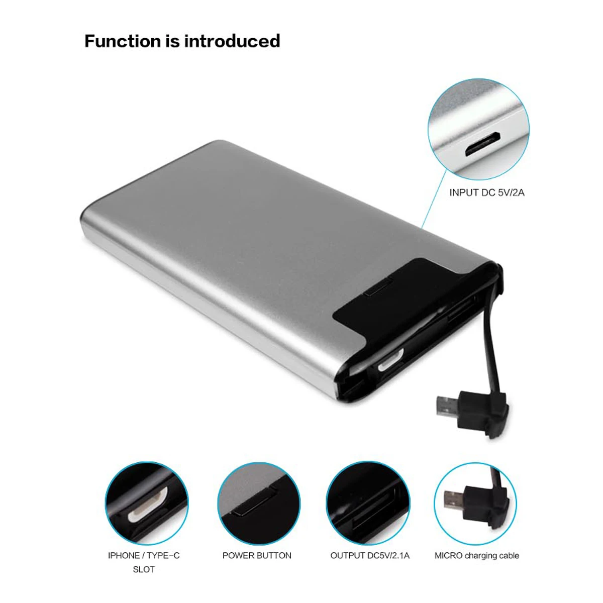 New Products To Market 10000mah Rohs Power Bank For Iphone And Android ...