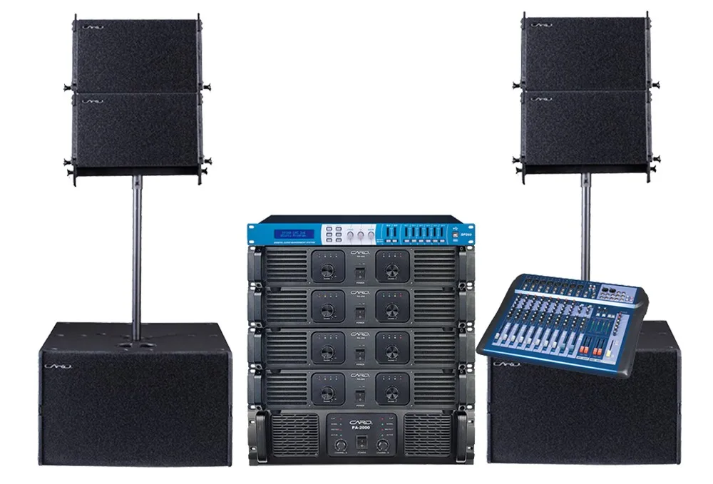 Factory New Mould Powered Line Array System - Powered 10 Inch Line ...