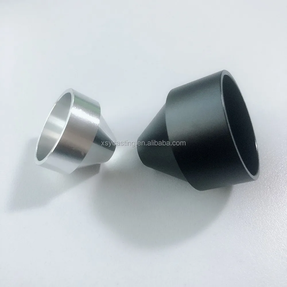 China Custom Cnc Turning Aluminum 6063 Tube Insert Cone Cup Baffle ...