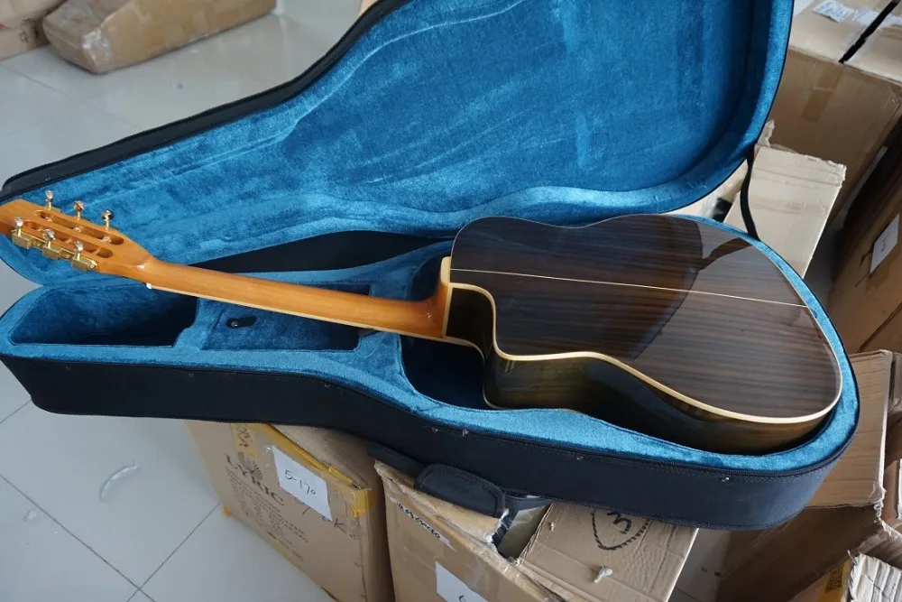 Aiersi Brand Custom Made Professional Vintage Acoustic Manouche Gypsy ...
